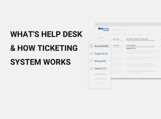 Internal Help Desk Ticketing System | ProProfs Desk